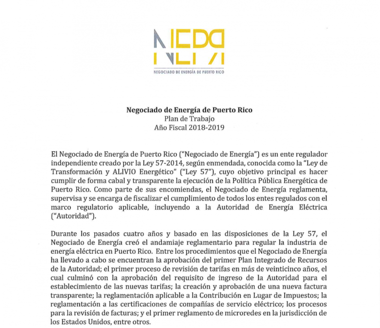 NEPR-C01 Bill Review – PREB