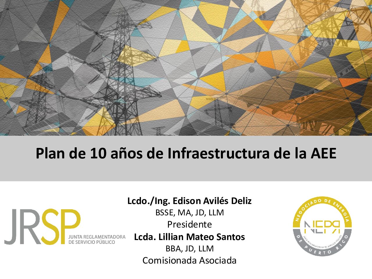 Transformación del Sistema Eléctrico de Puerto Rico – NEPR
